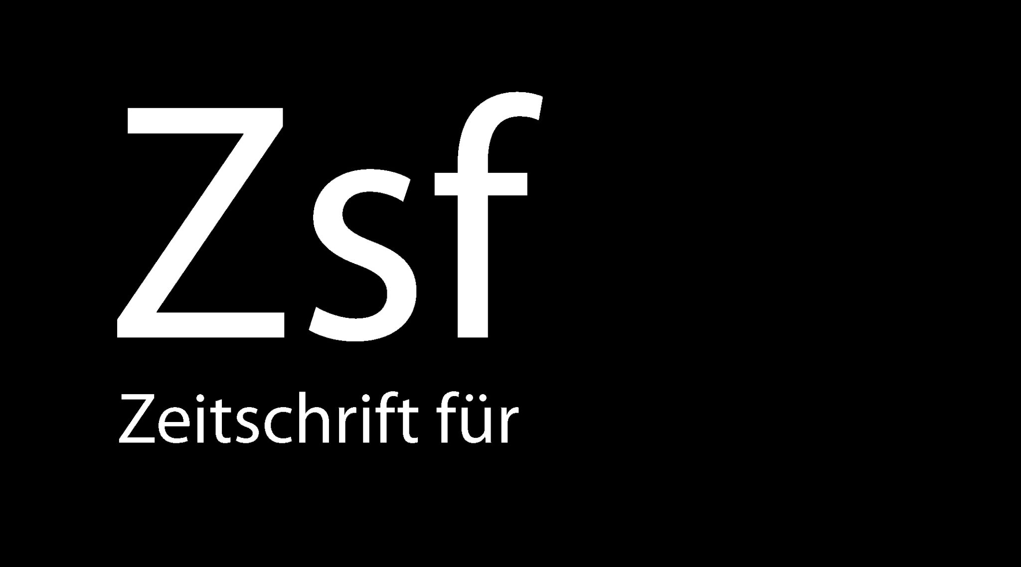 ZSF – Zeitschrift für